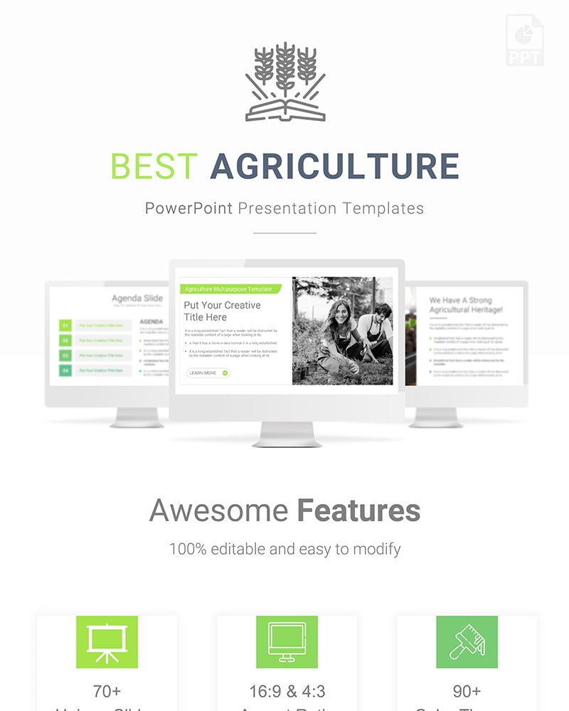 Agriculture Presentation PowerPoint template