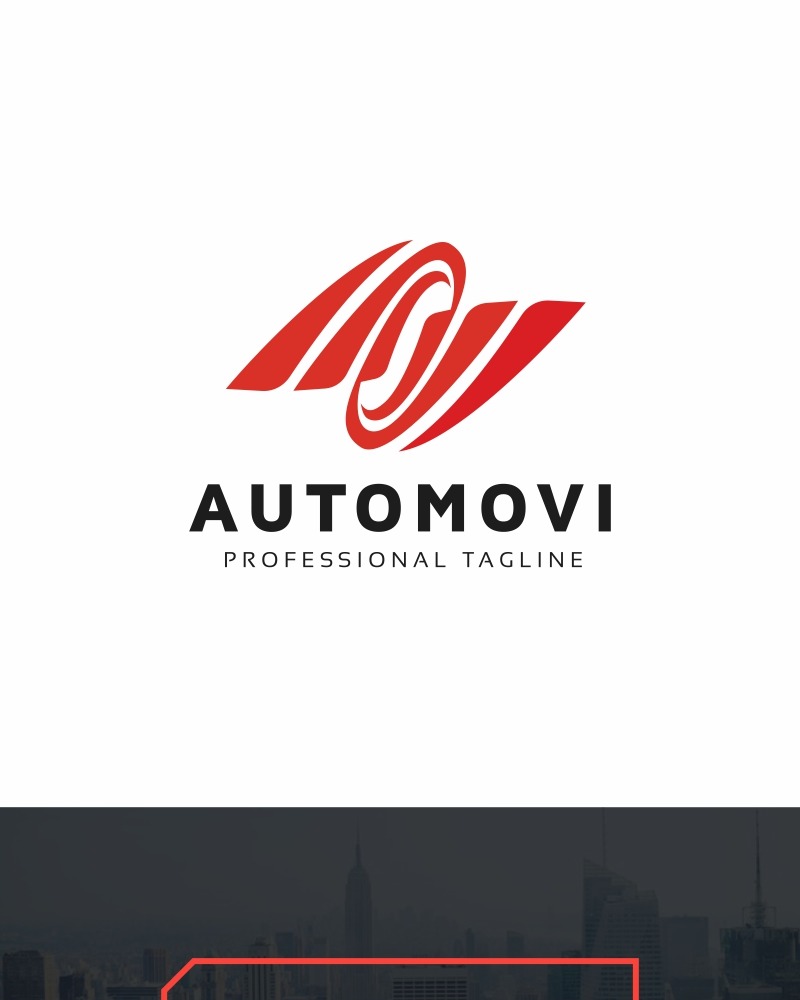 Automovi Wings Rotation Logo Template - TemplateMonster