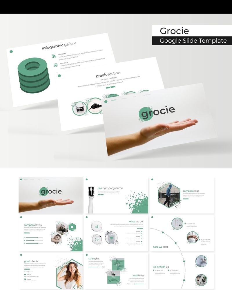 Grocie Google Slides #89461 - TemplateMonster