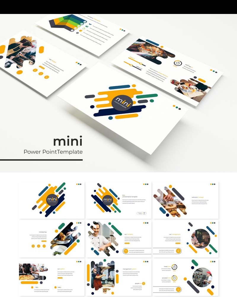 Mini PowerPoint template #89797 - TemplateMonster
