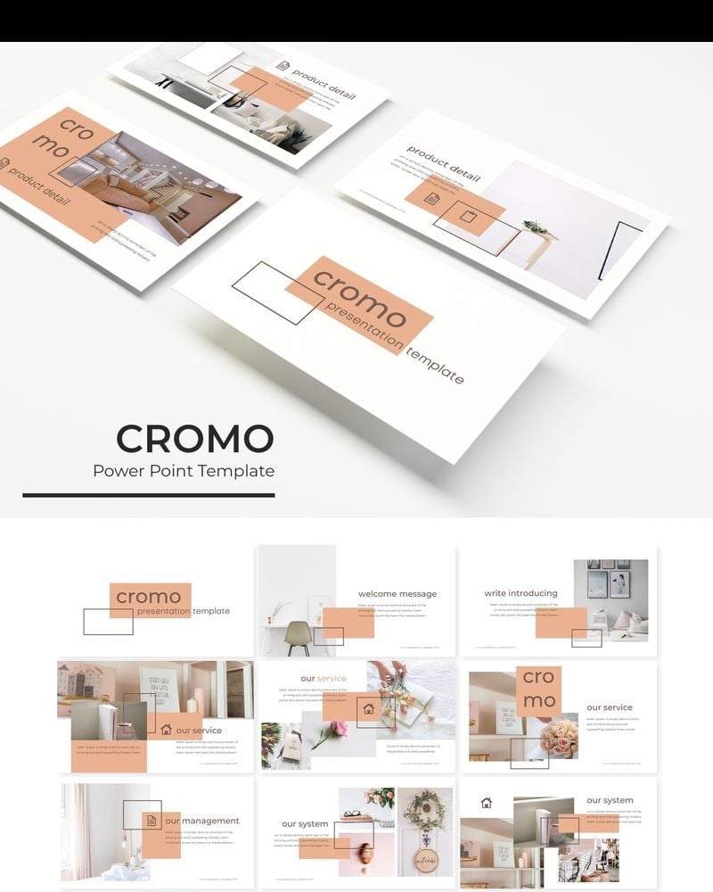 Cromo PowerPoint template #89800 - TemplateMonster