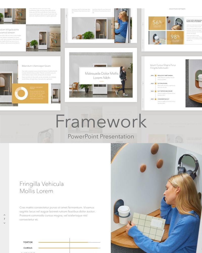 Framework PowerPoint template #89849 - TemplateMonster