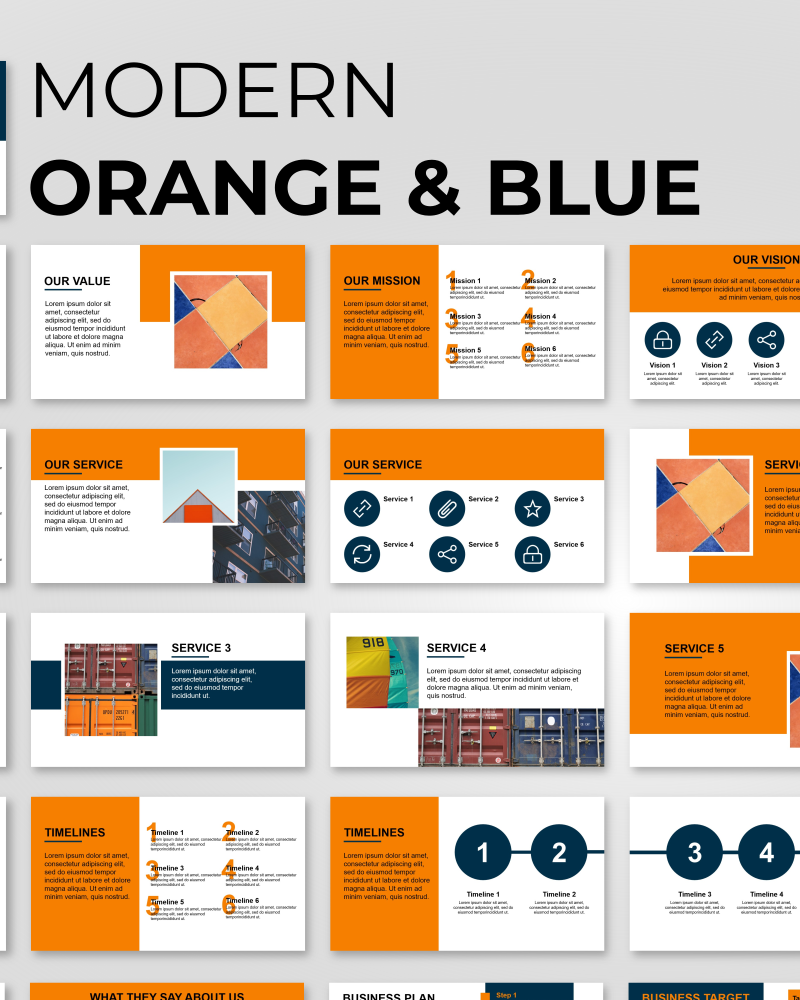 Trending Presentation PowerPoint template - TemplateMonster