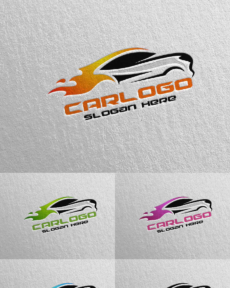 Car 3 Logo Template #89945 - TemplateMonster