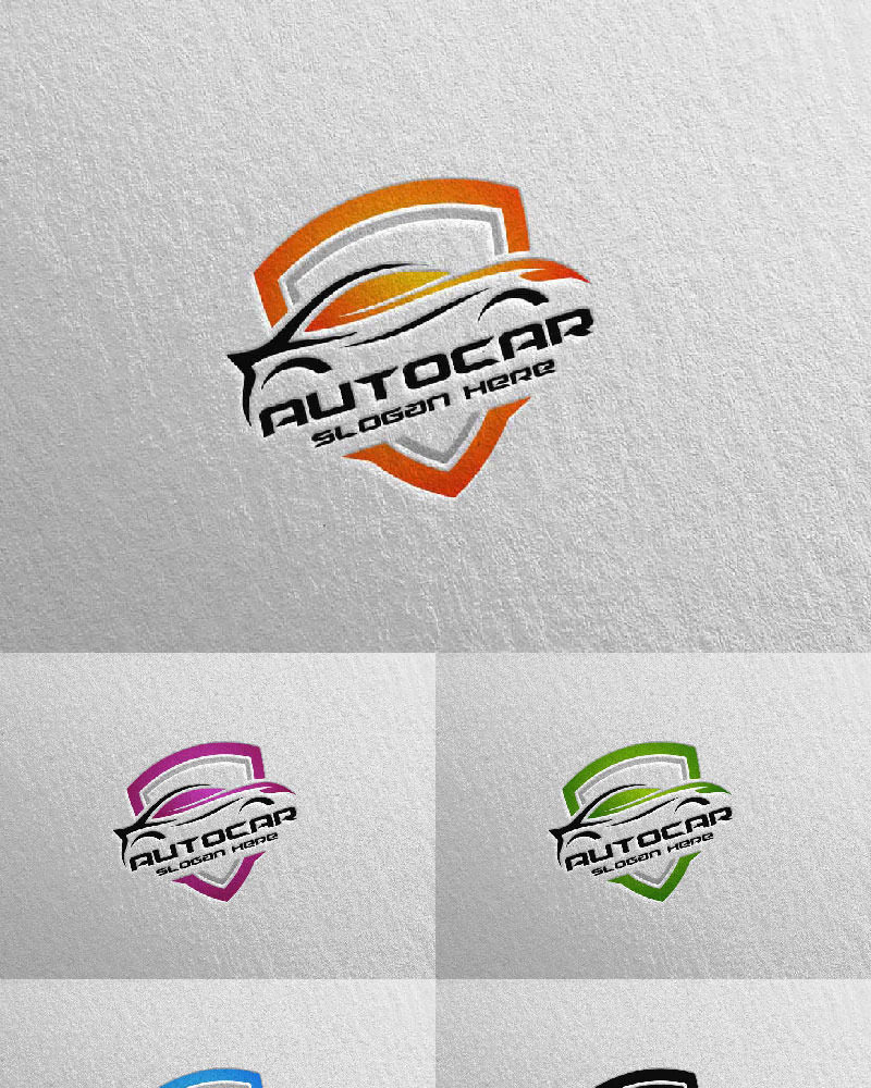 Car 9 Logo Template #89936 - TemplateMonster