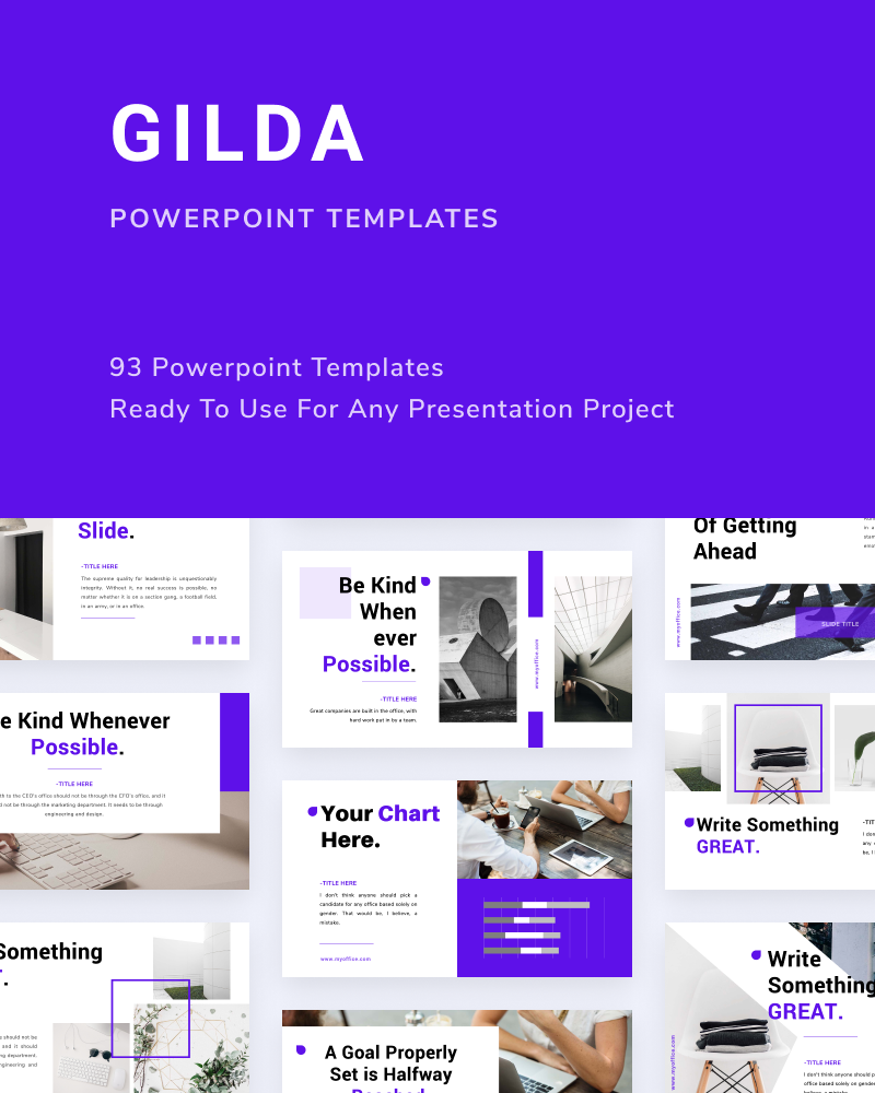 GILDA PowerPoint template #90091 - TemplateMonster