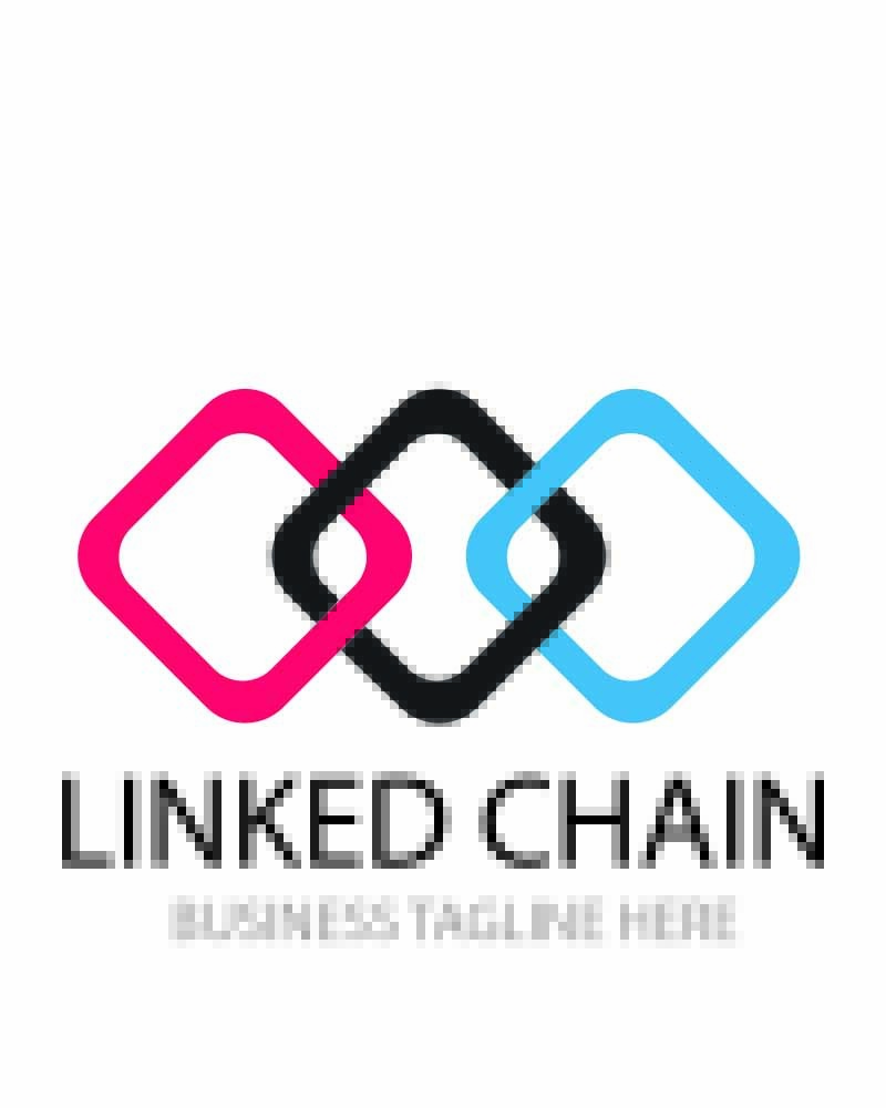 Linked chain Logo Template #90094 - TemplateMonster