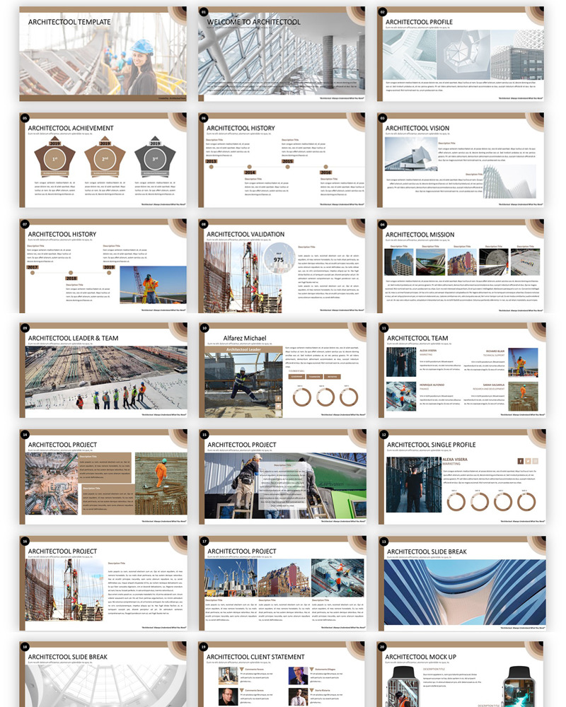 Architectool - Architecture PowerPoint template