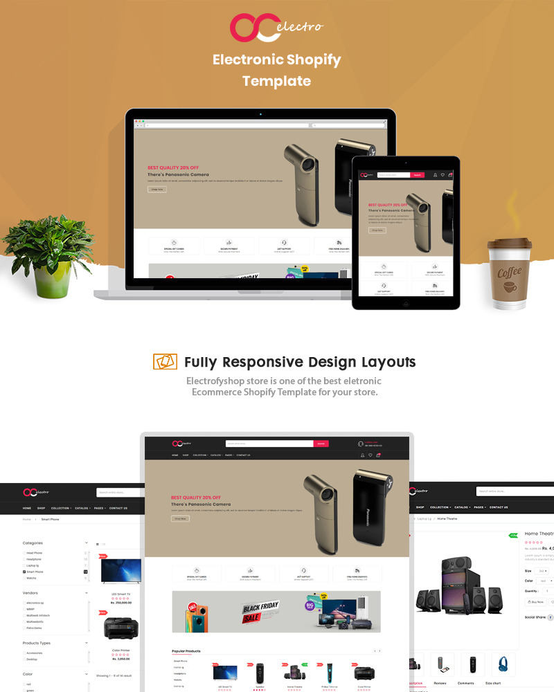 Electrofyshop - The Electronics & Smartphones Shopify Theme