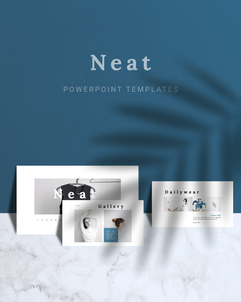 NEAT PowerPoint template #90693 - TemplateMonster