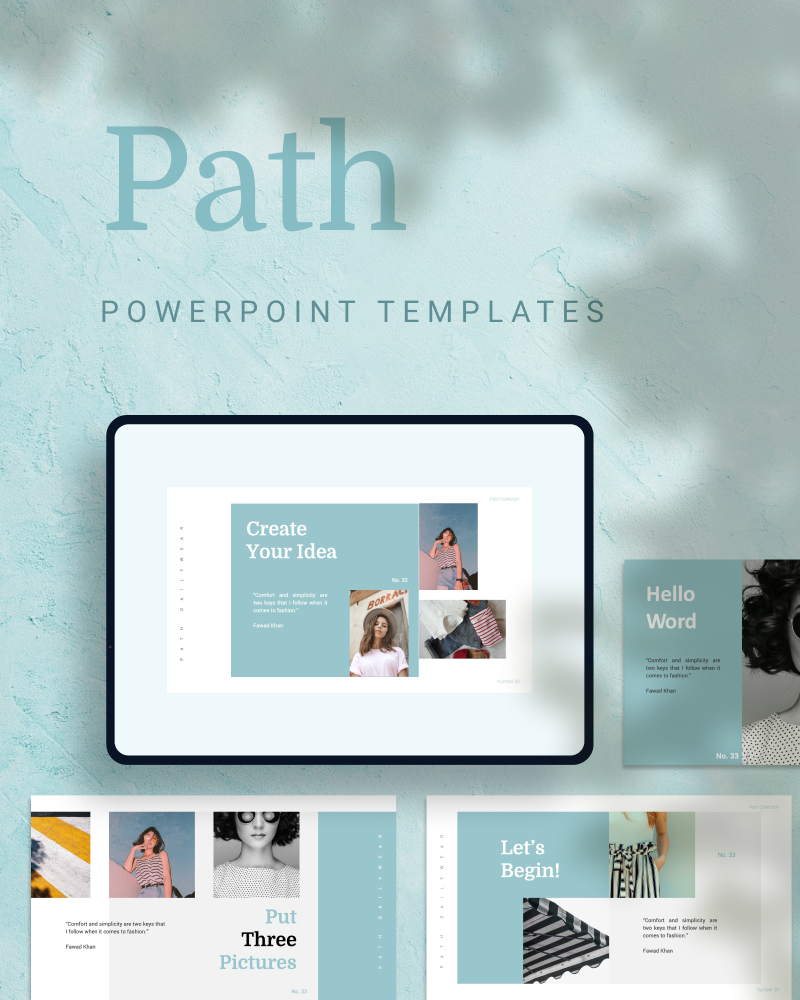 PATH - PowerPoint template #90676 - TemplateMonster