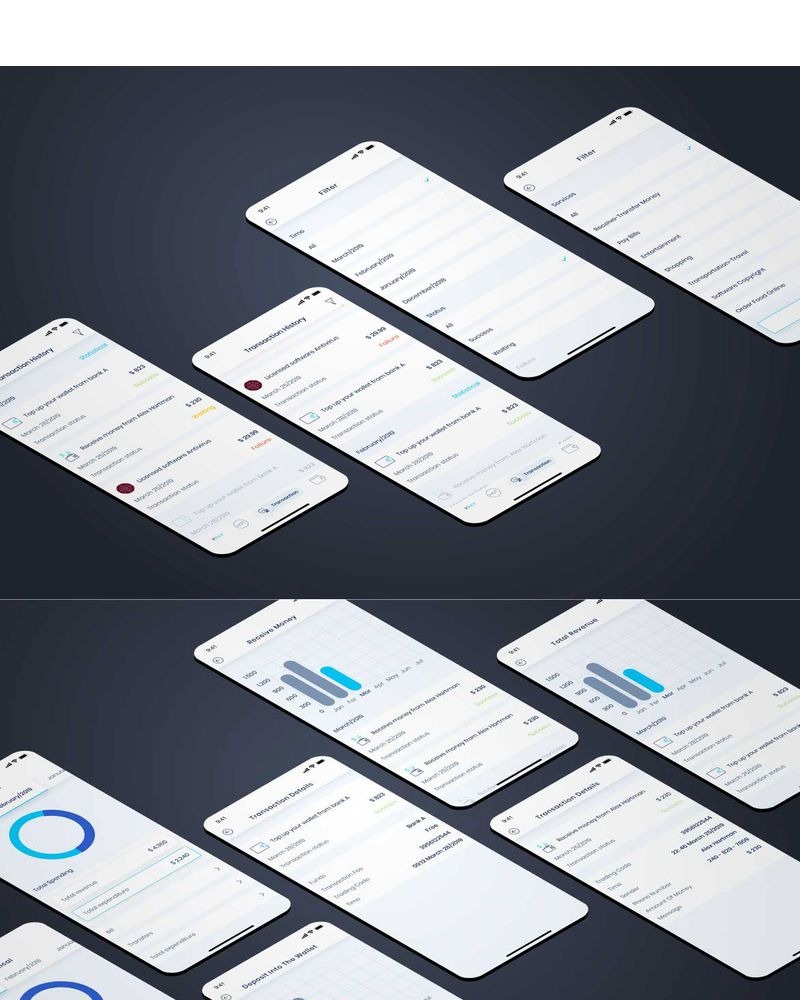 Transaction History UI Elements #90818 - TemplateMonster