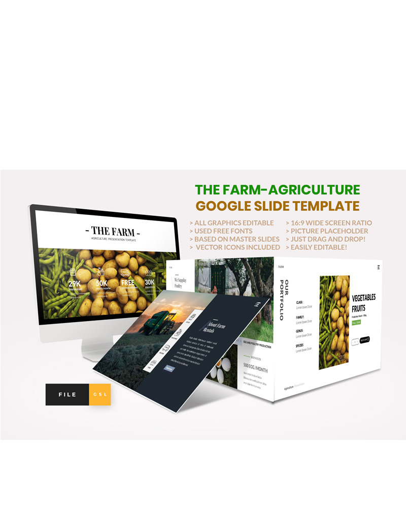 Farm - Agriculture Google Slides #91109 - TemplateMonster