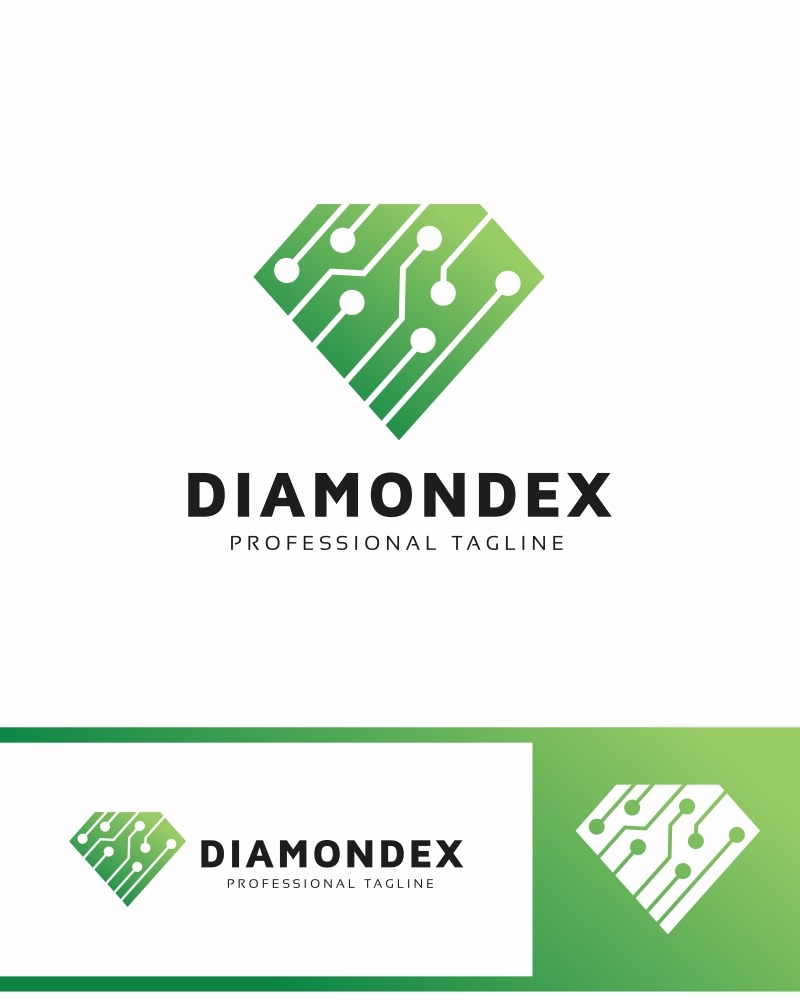 Diamond Tech Logo Template #91822 - TemplateMonster