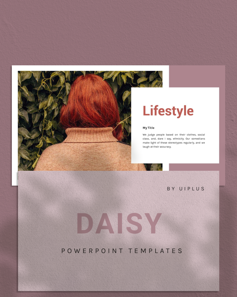 DAISY PowerPoint template #92012 - TemplateMonster