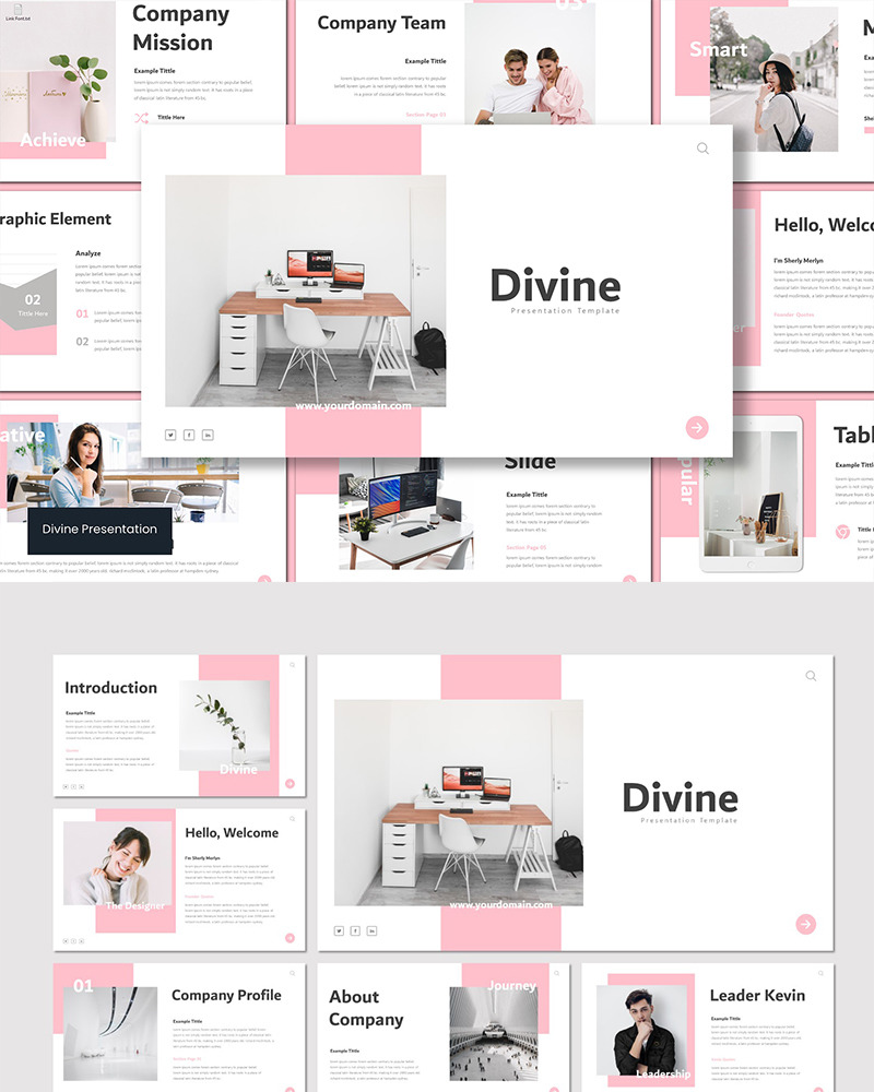 Divine PowerPoint template #92126 - TemplateMonster
