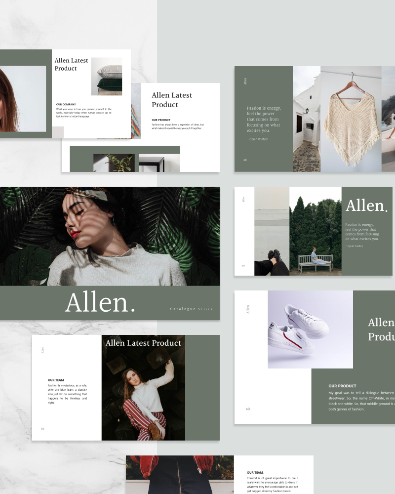 ALLEN - Keynote template #92465 - TemplateMonster