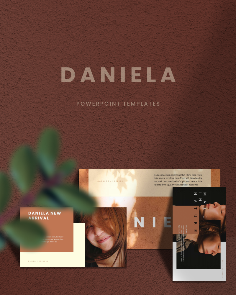 DANIELA PowerPoint template #92679 - TemplateMonster