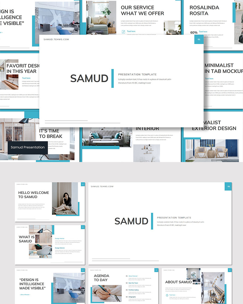 SAMUD PowerPoint template #92695 - TemplateMonster
