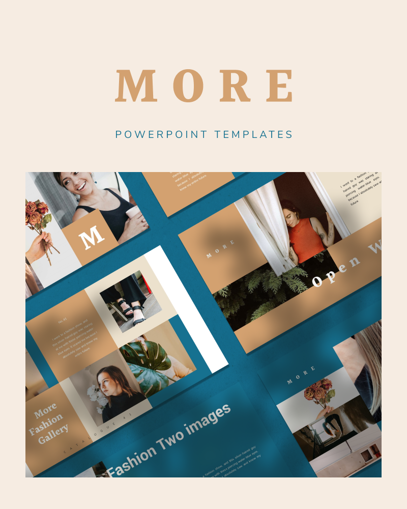 MORE PowerPoint template #93133 - TemplateMonster