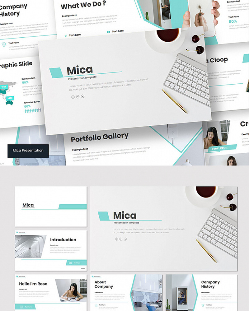 MICA - Keynote template #93535 - TemplateMonster
