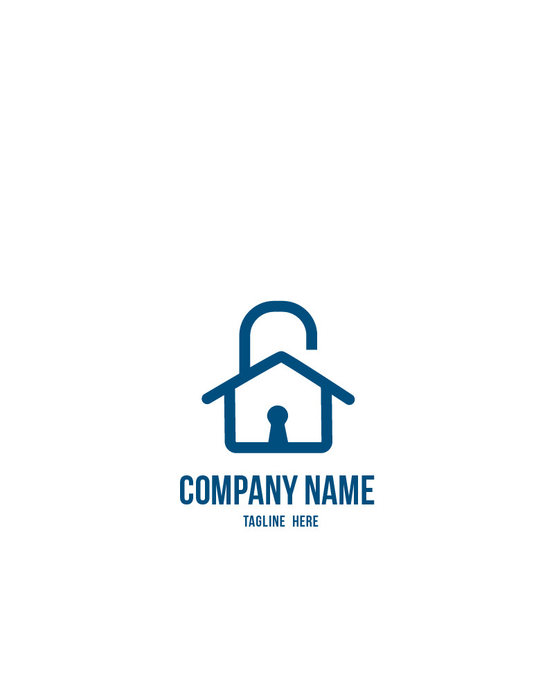 Protect Home Logo Template #93669 - TemplateMonster