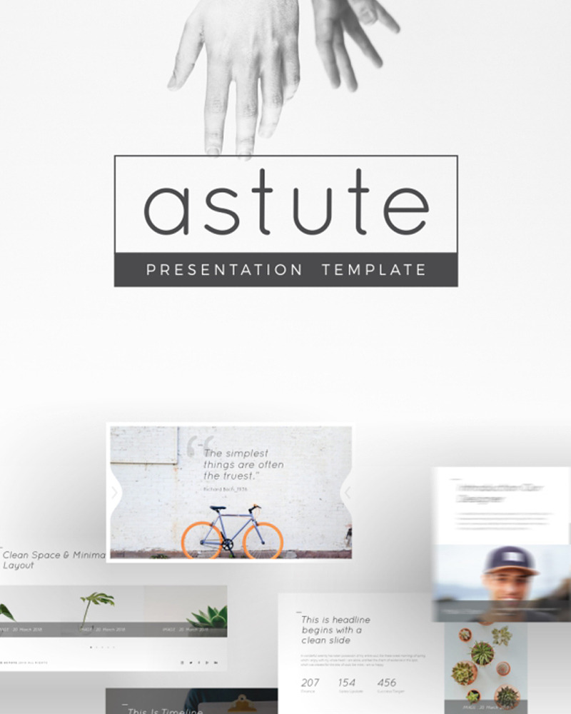 Astute Multifunctional PowerPoint template - TemplateMonster