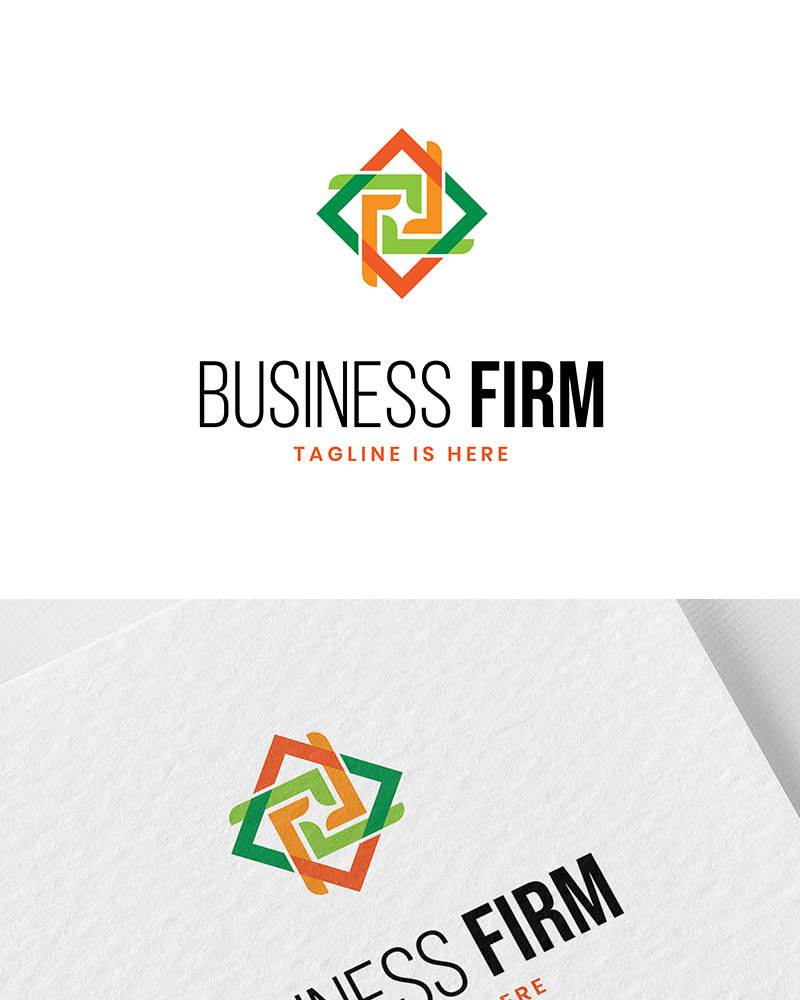 Business Firm Logo Design Template #94008 - TemplateMonster