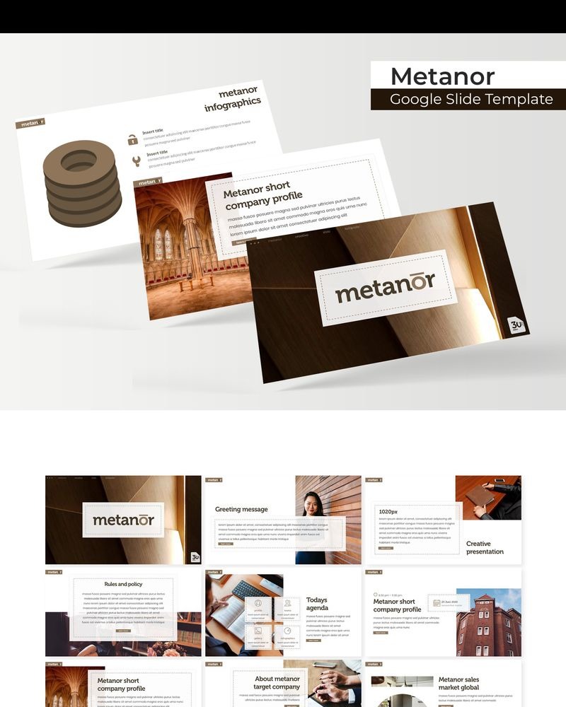 Metanor Google Slides #94349 - TemplateMonster