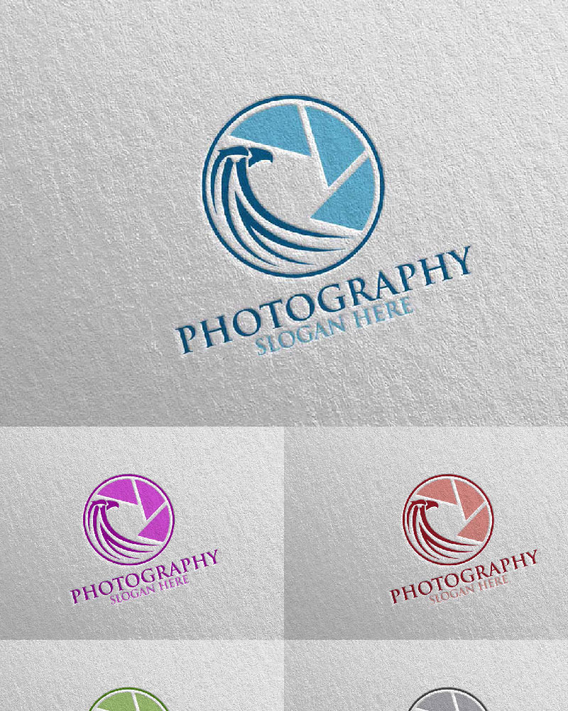 Eagle Camera Photography 105 Logo Template - TemplateMonster