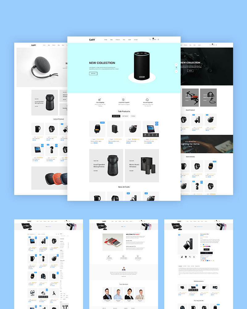 Gary - Electronics Shopify Theme #94792 - TemplateMonster
