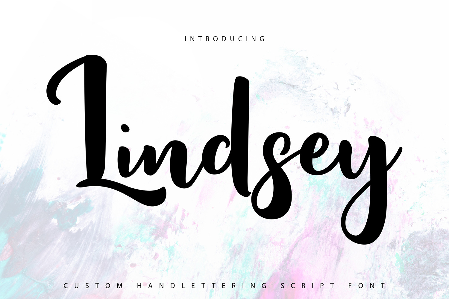 Lindsay | Custom Handlettering Cursive Font - TemplateMonster