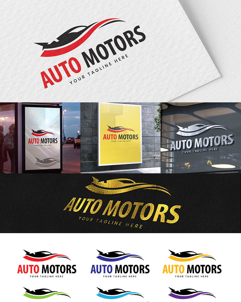 Car Racing Logo Template Design #95187 - TemplateMonster