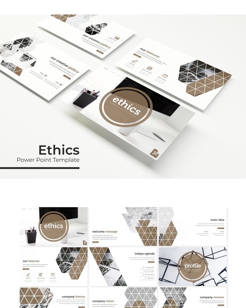 Ethics Powerpoint Template 95126 Templatemonster