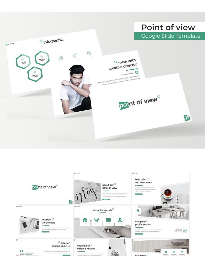 Point of view Google Slides #95104 - TemplateMonster