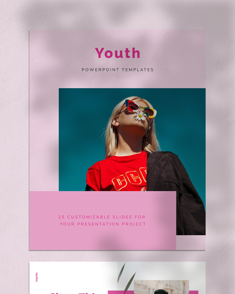 YOUTH PowerPoint template #95136 - TemplateMonster
