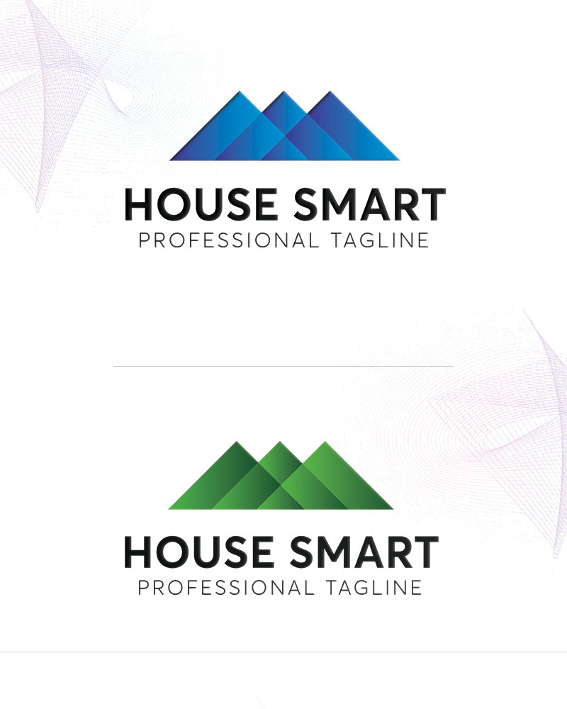 House Smart Logo Template #95477 - TemplateMonster