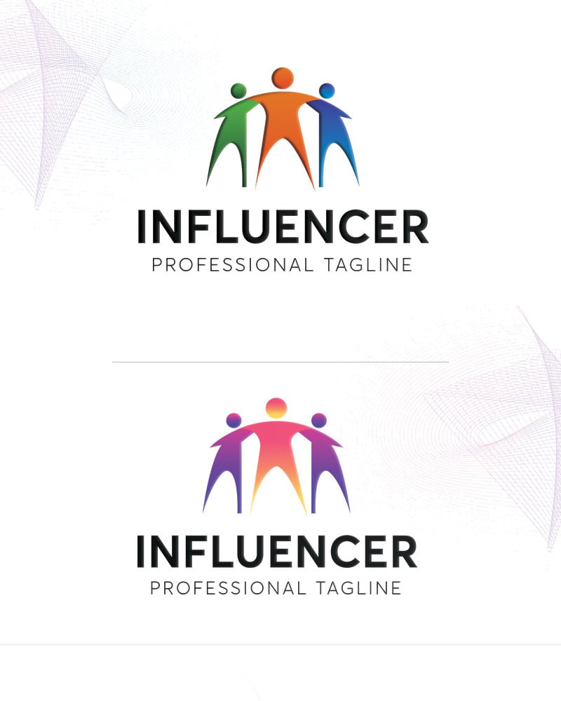 Influencer Logo Template #95475 - TemplateMonster