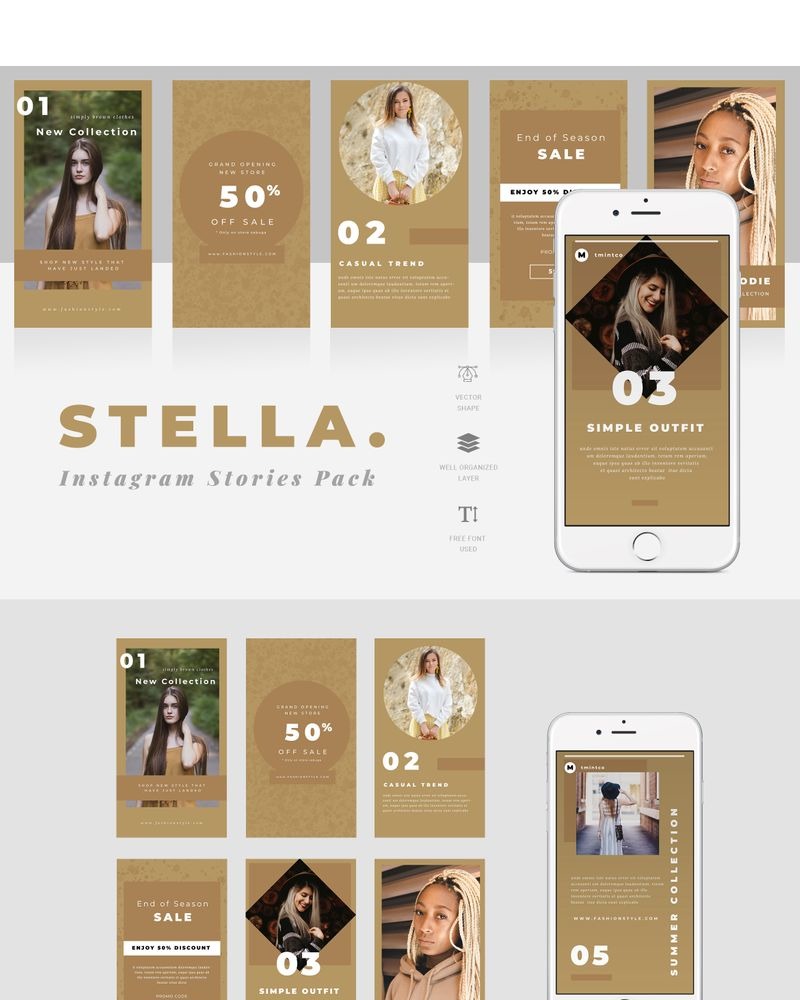 Stella - Instagram Stories Social Media Template