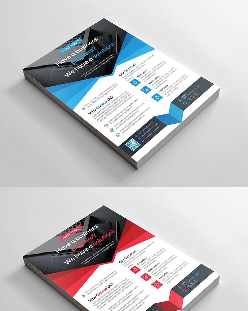 Geometric Flyer - Corporate Identity Template