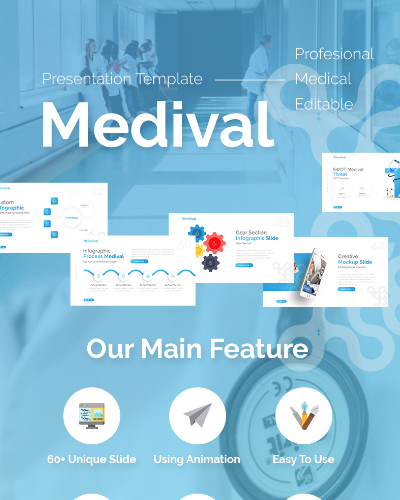 Medival Health Presentation Fully Animated PowerPoint template