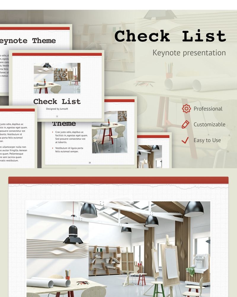 Check List - Keynote template #96434 - TemplateMonster
