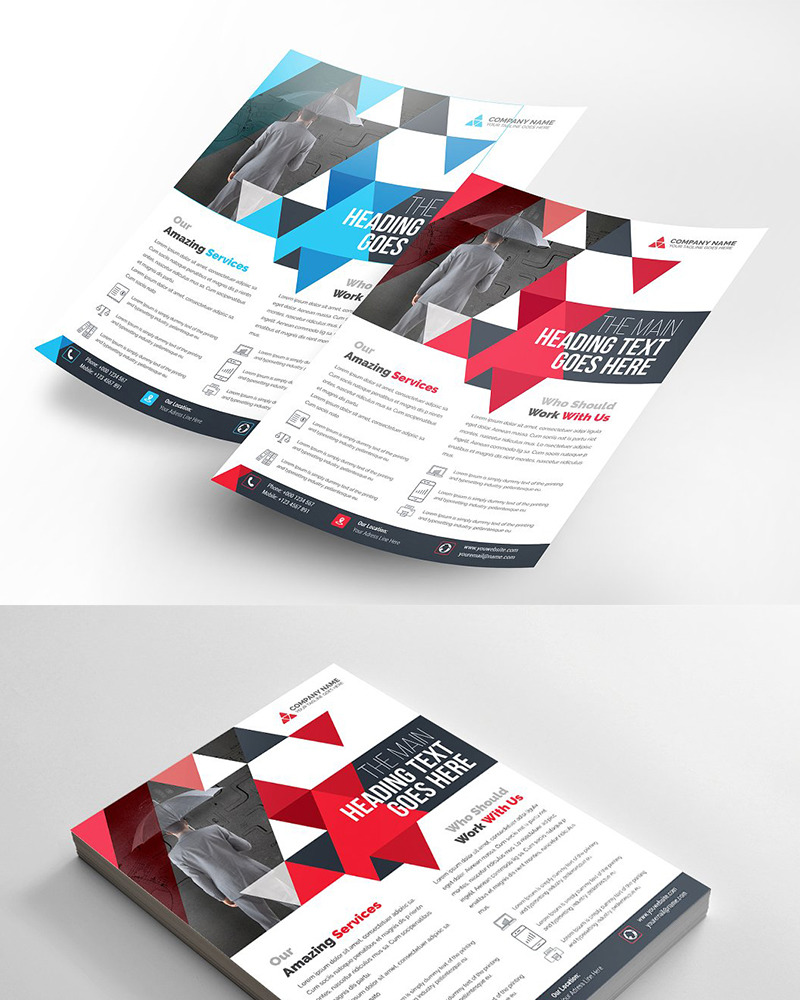 Geometric Flyer - Corporate Identity Template