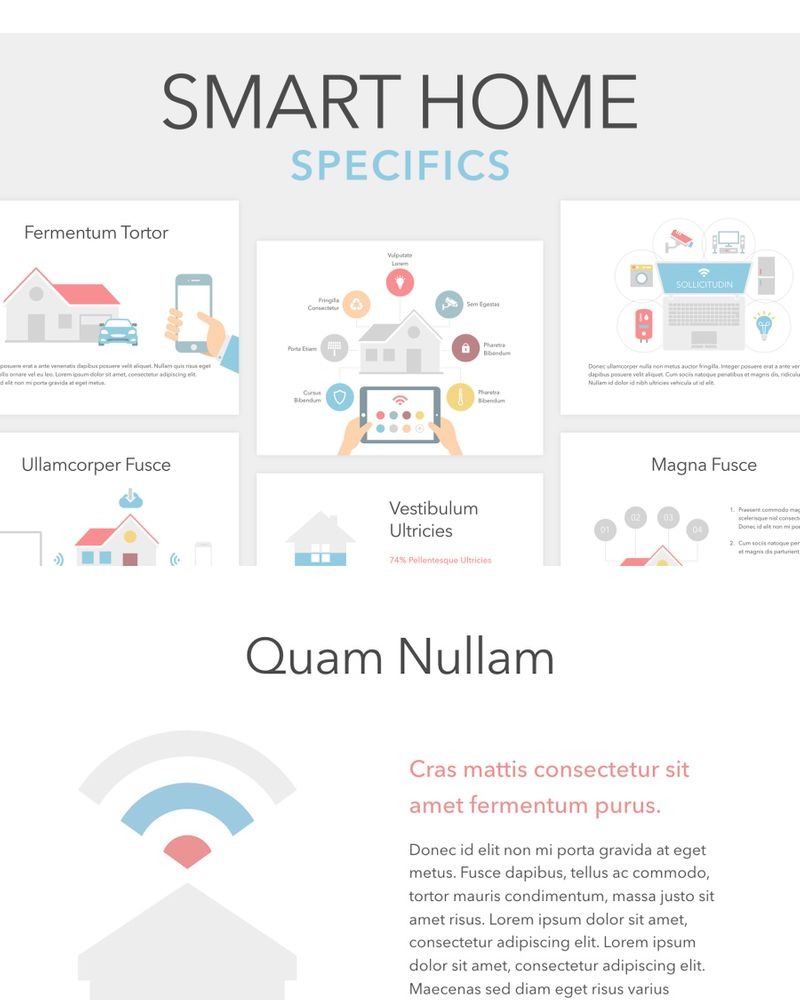 Smart Home Powerpoint Template 96699 Templatemonster