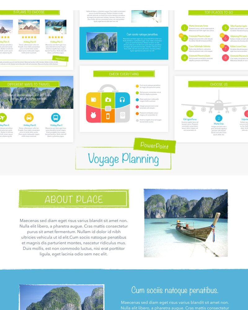 Plantilla de viaje de PowerPoint #96727 - TemplateMonster