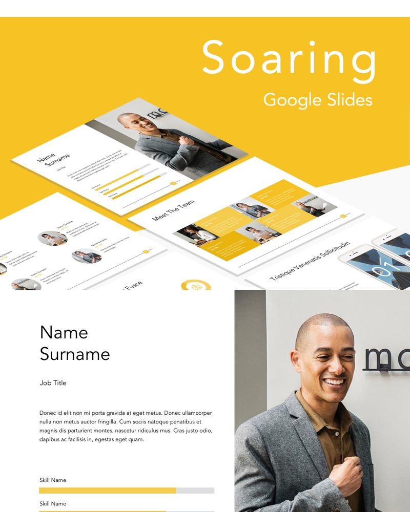 Soaring Google Slides #96759 - TemplateMonster