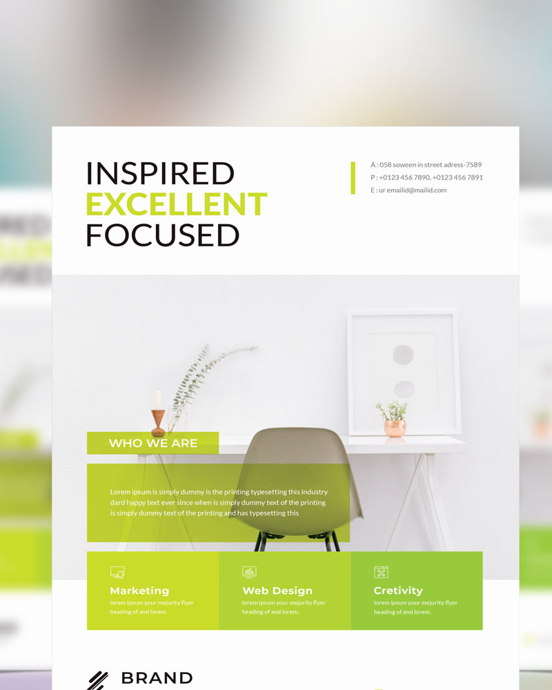 Brand - Creative Business Flyer Vol_ 44 - Corporate Identity Template