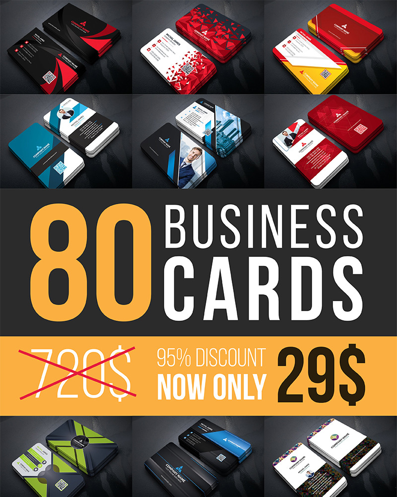 Business Cards Mega Bundle - Corporate Identity Template