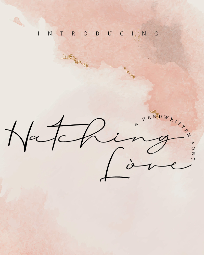 Hatching Love Font #96940 - TemplateMonster