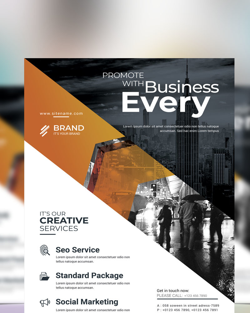 Brand - Flyer Vol_48 - Corporate Identity Template
